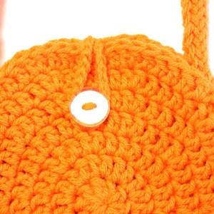 Orange Slice Purse, Little Girl's Purse, Small Food Pouch, Citrus Fruit ...