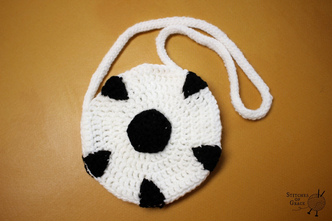 Knit Soccer Ball Purse, Crochet Yarn Bags, Sports Themed Bags for Girls ...