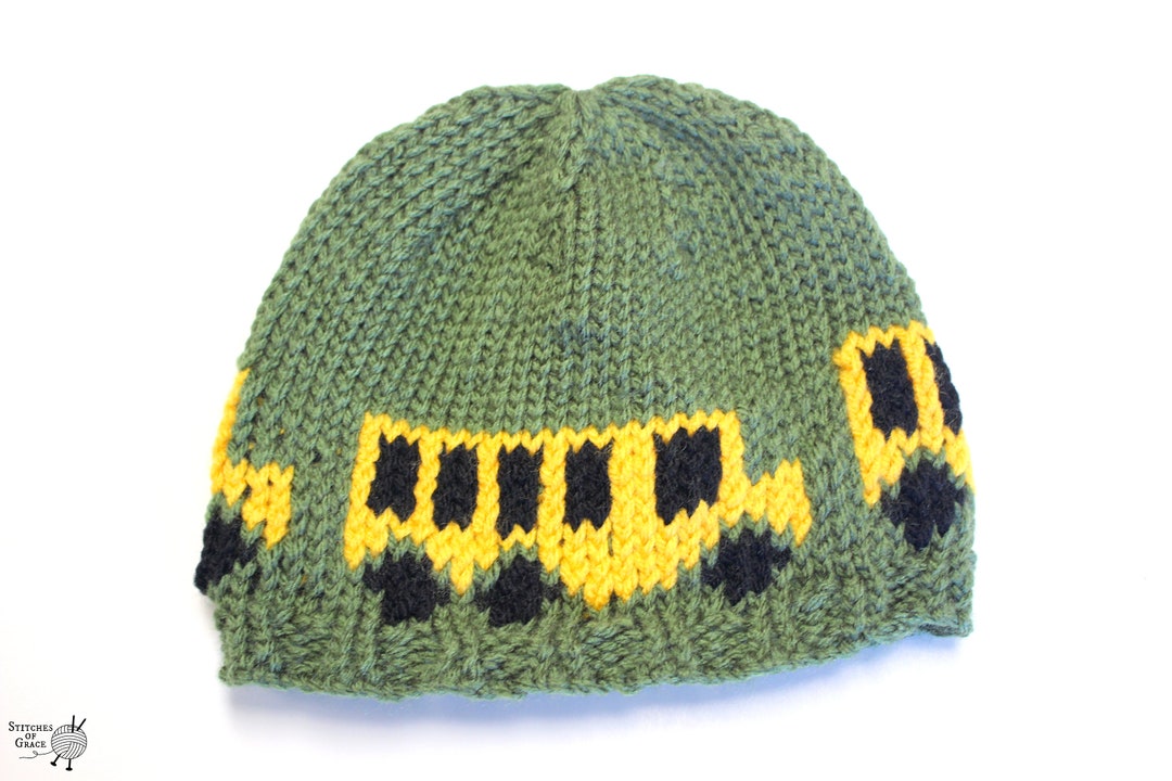 Yellow School Bus Hat, Little Bus, Boy's First Hat, Baby Gift Idea for ...
