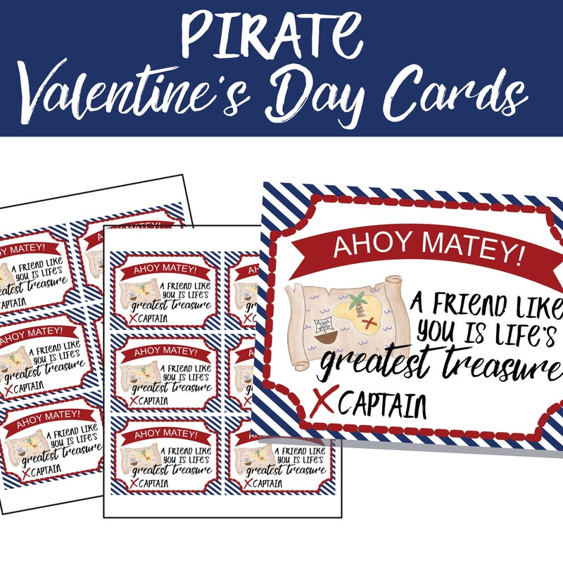 Pirate Valentine - Etsy