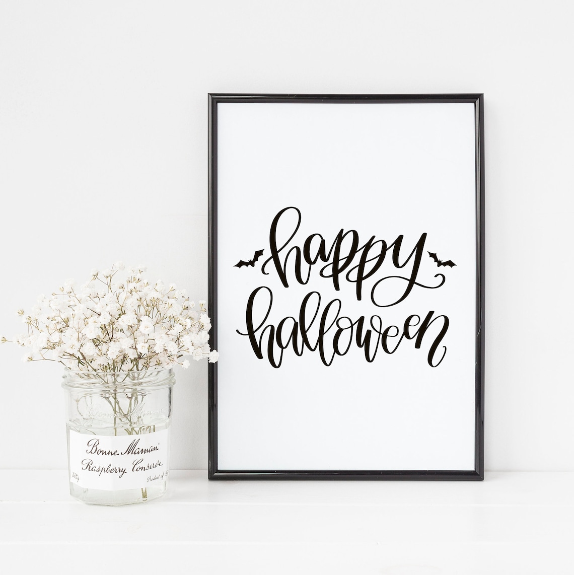 Happy Halloween Print Halloween Printable Halloween Decor - Etsy