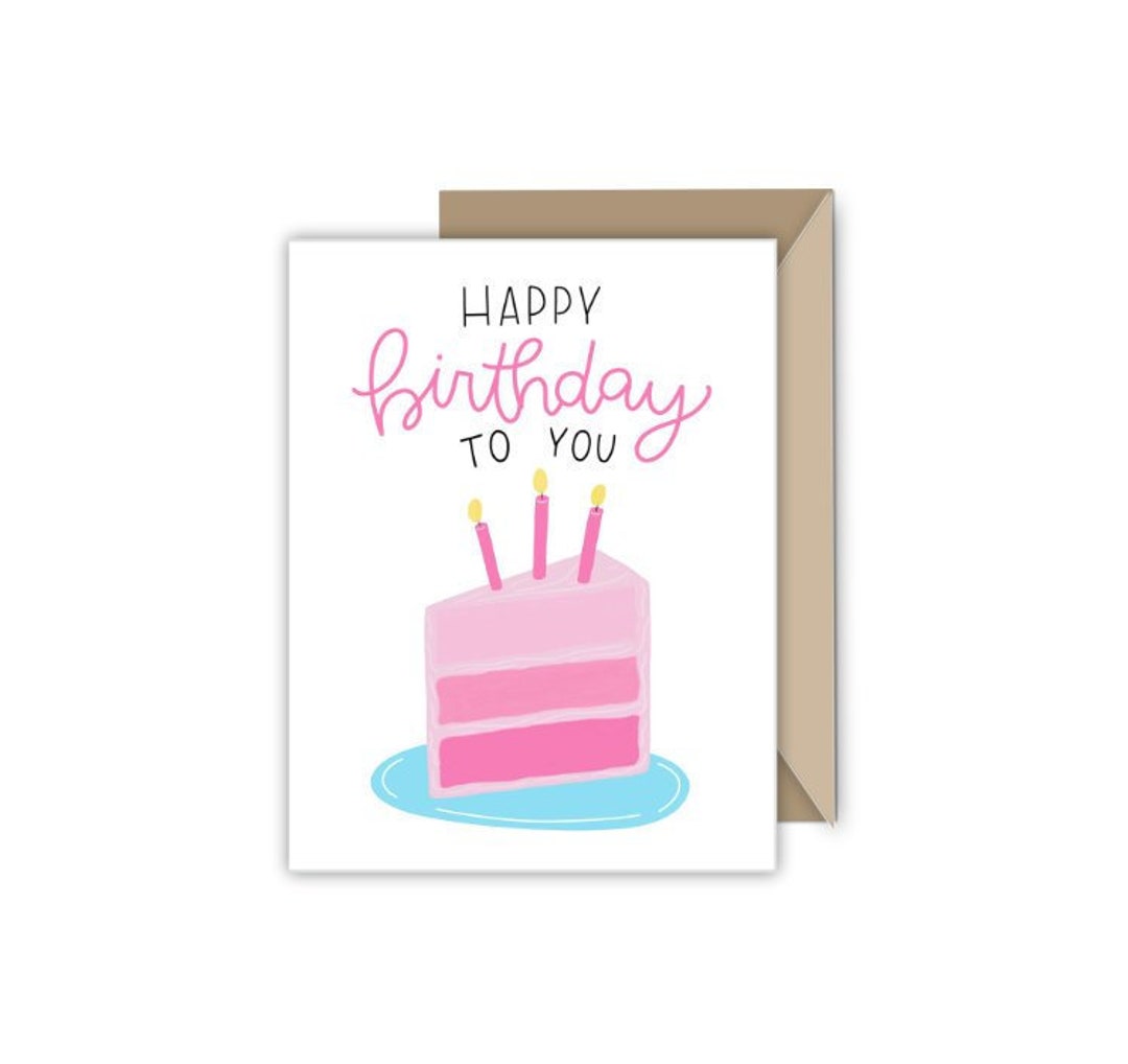 Happy Birthday Printable A2 Card - Etsy