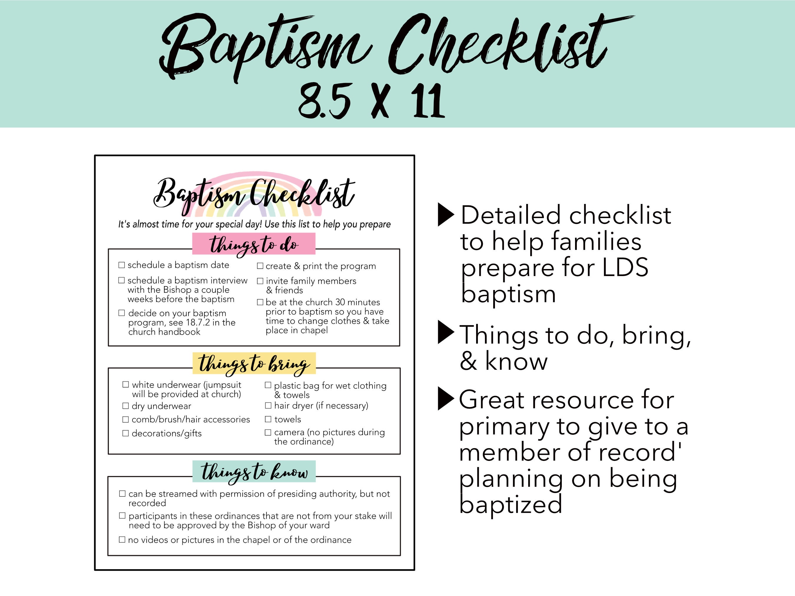 Great to Be 8 Baptism Preview, Great to Be Eight, Great to Be 8 ...