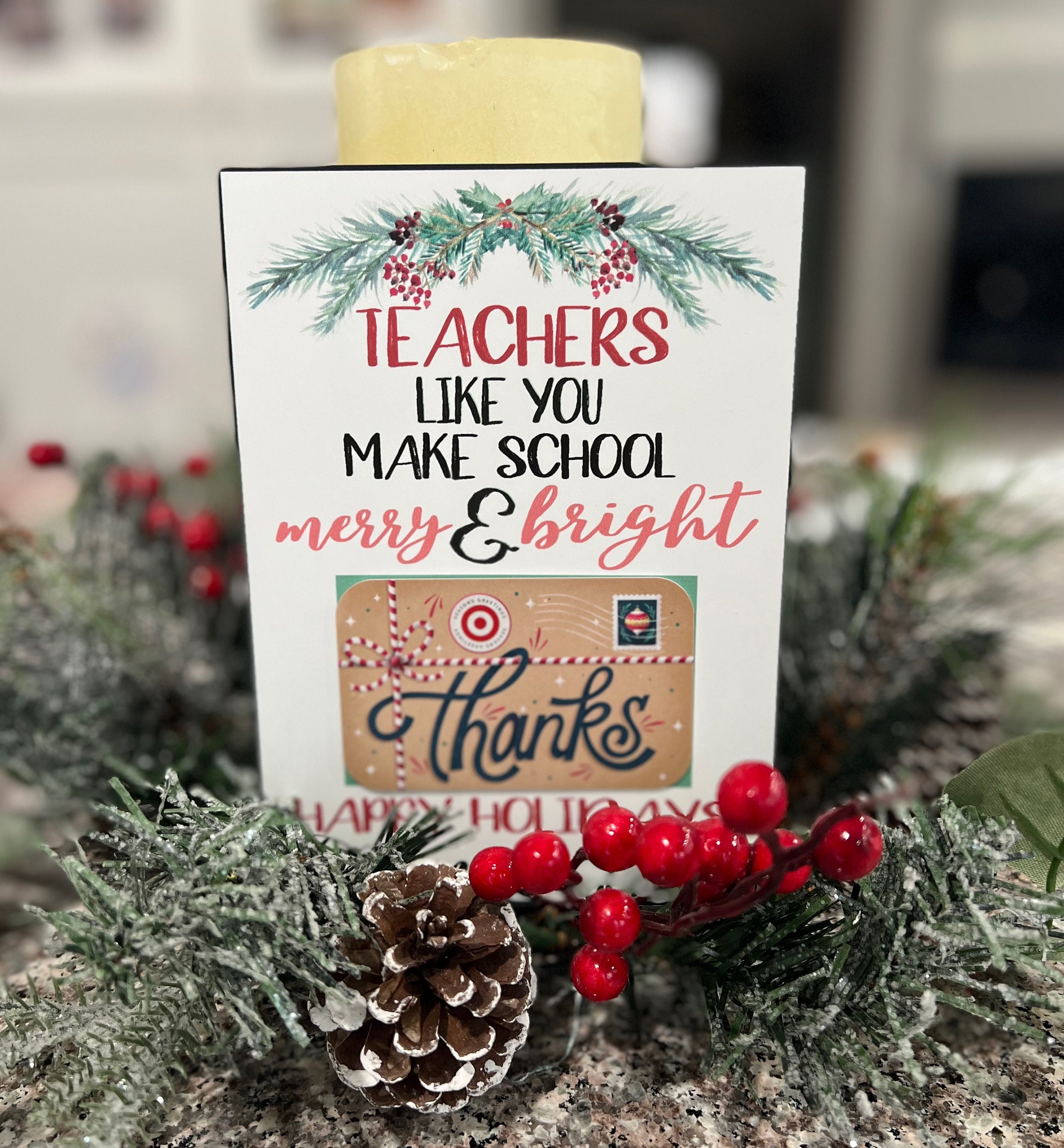 Printable Teachers Like You Make School Merry and Bright Gift - Etsy
