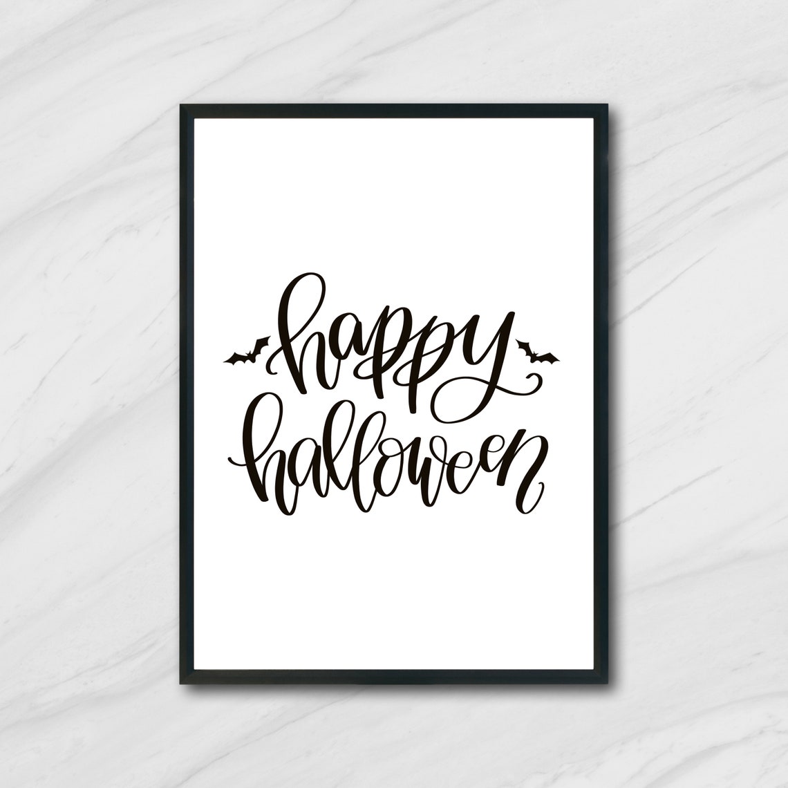Happy Halloween Print, Halloween Printable, Halloween Decor, Halloween ...