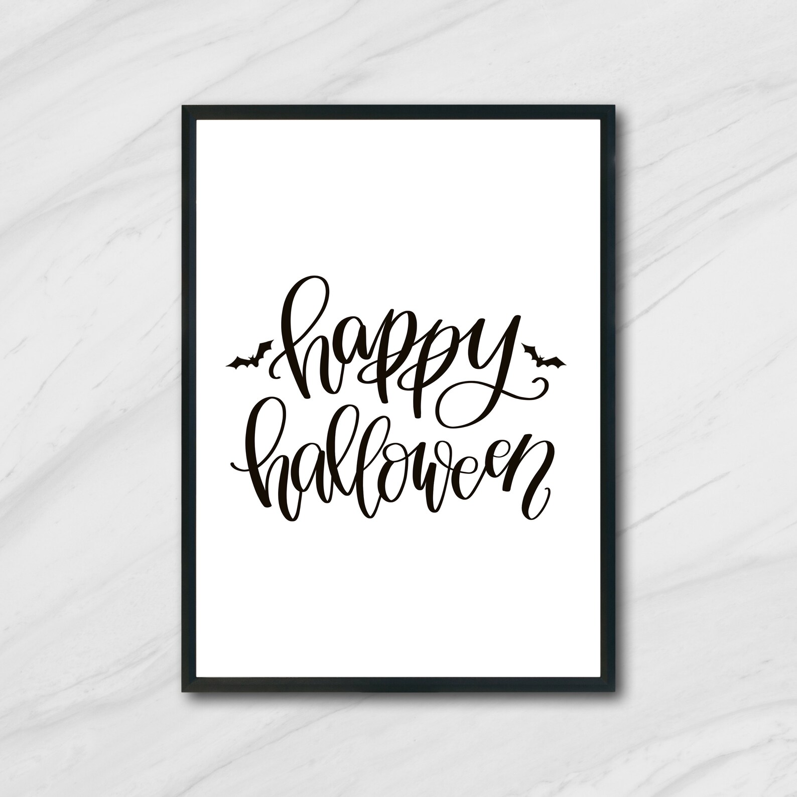 Happy Halloween Print Halloween Printable Halloween Decor - Etsy
