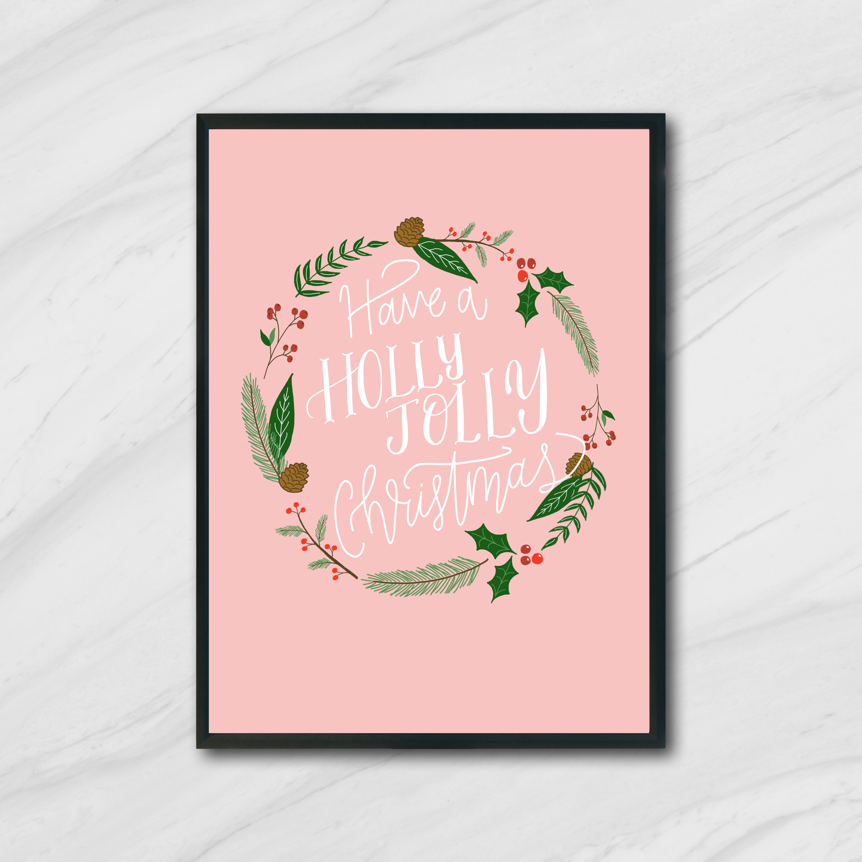 Have a Holly Jolly Christmas Song Lyrics Christmas Printable - Etsy