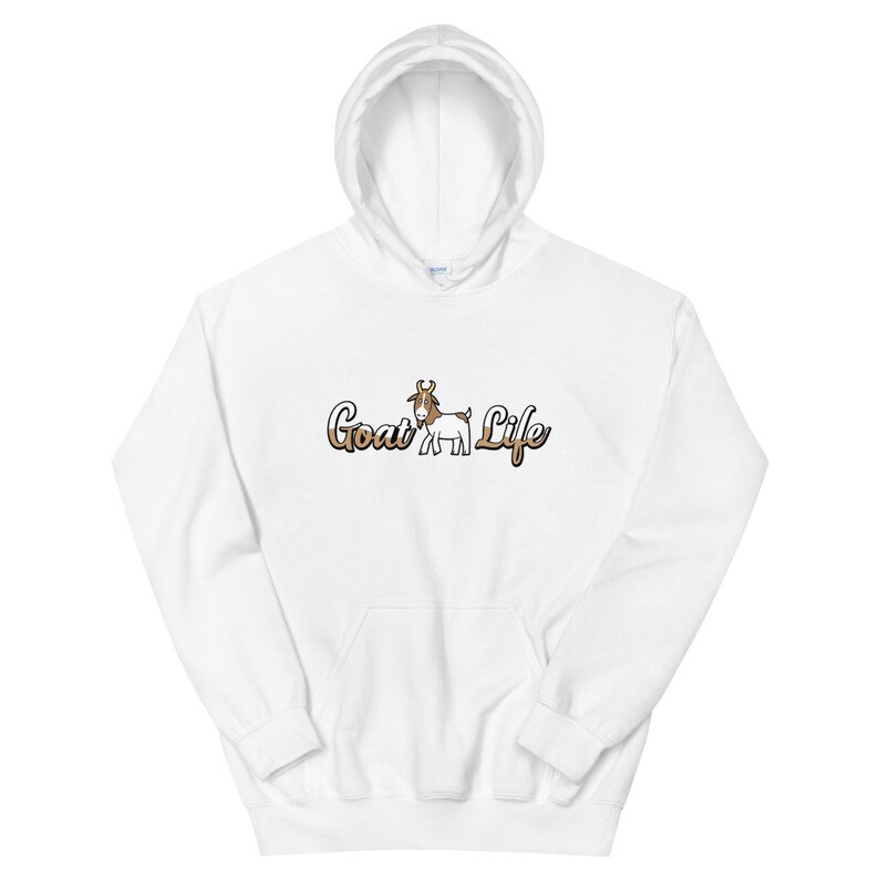 Goat Life - Perfect Gift Hoodie for Farmers With Boer Goats, Billy ...
