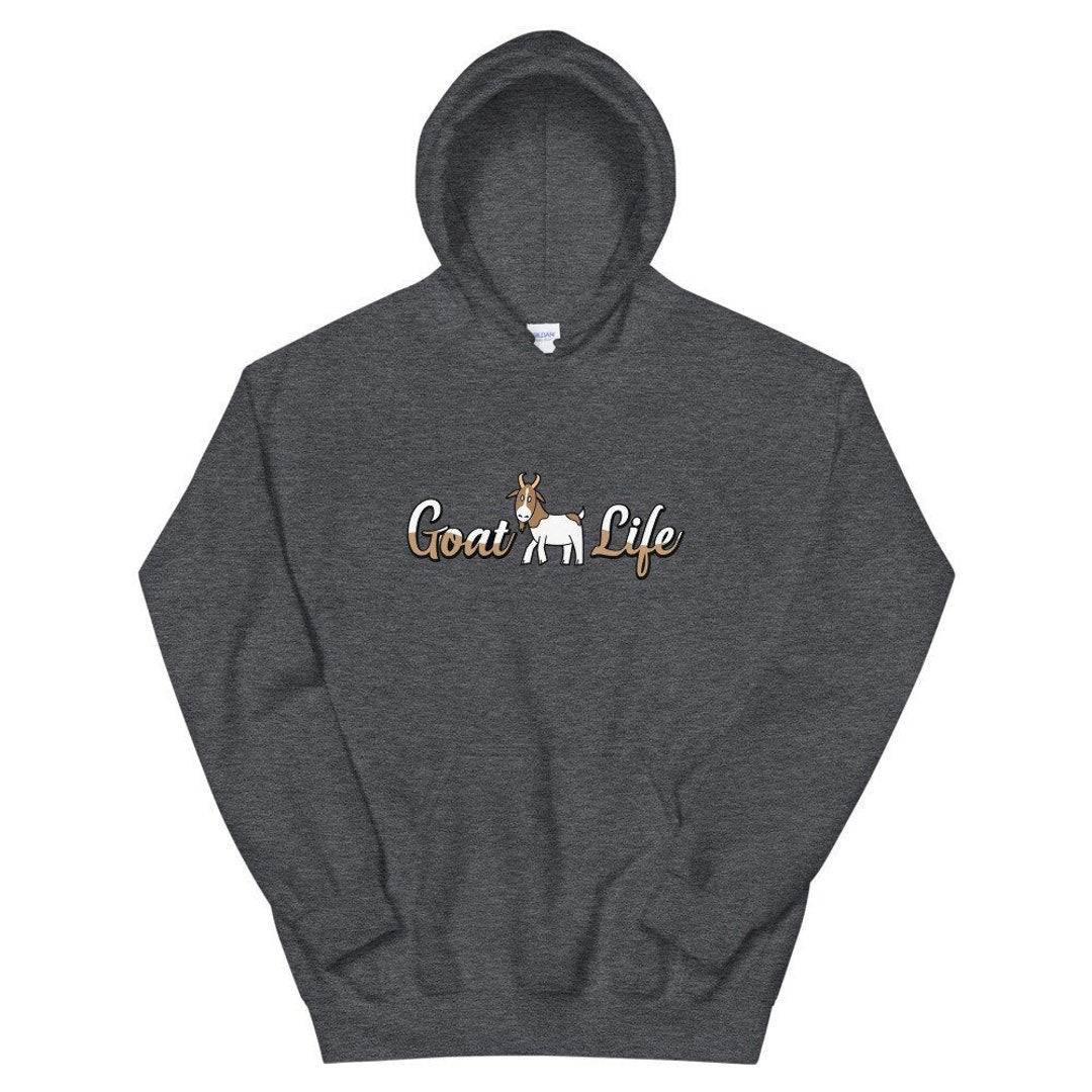 Goat Life - Perfect Gift Hoodie for Farmers With Boer Goats, Billy ...