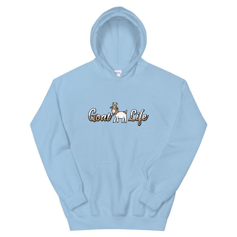Goat Life - Perfect Gift Hoodie for Farmers With Boer Goats, Billy ...