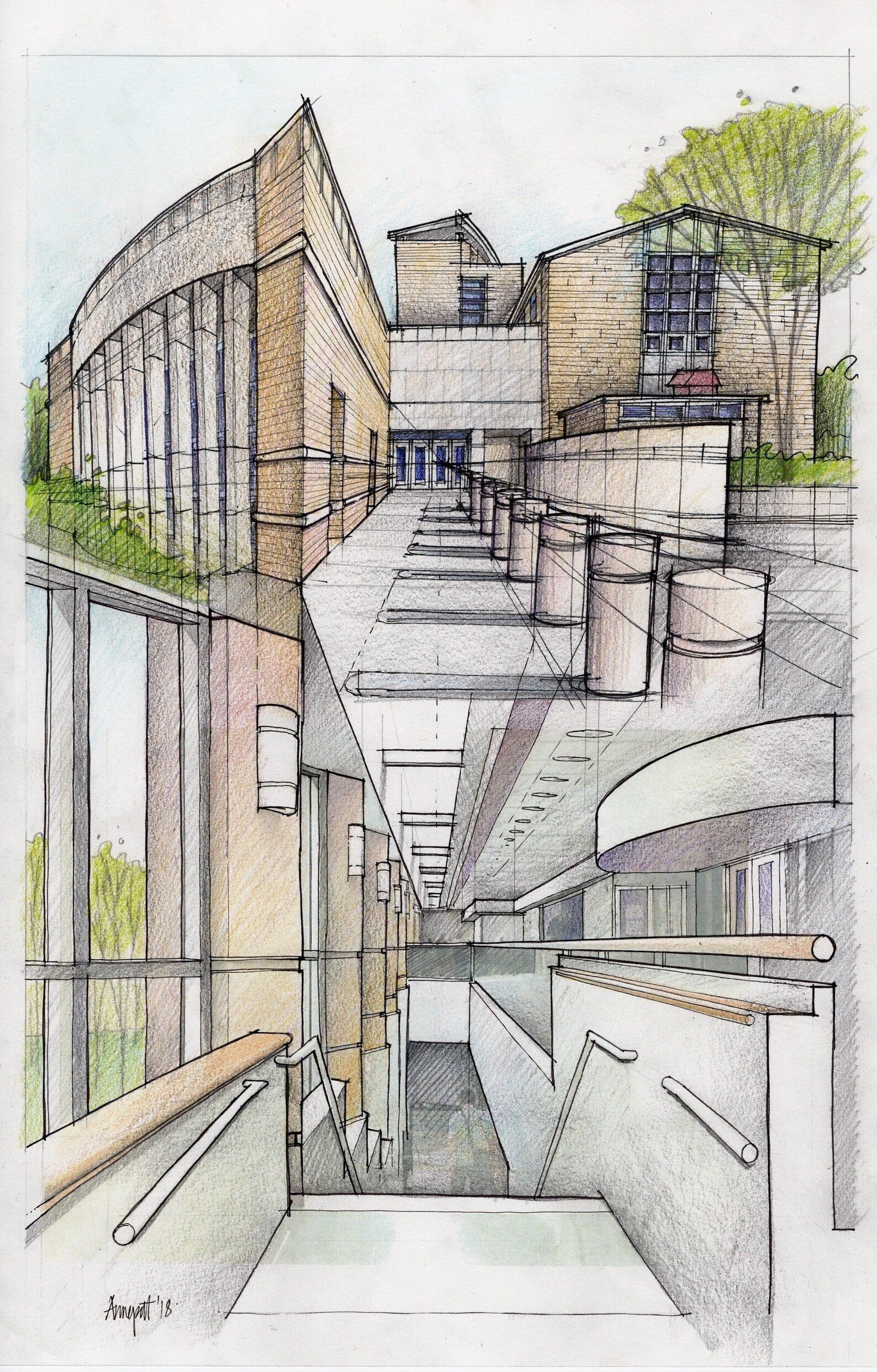 Murphy Hall Print: University of Kansas Photo-drawing - Etsy