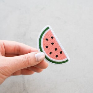 Watermelon Patch // Embroidered Patch / Fabric Patch / Sew on / Iron on ...
