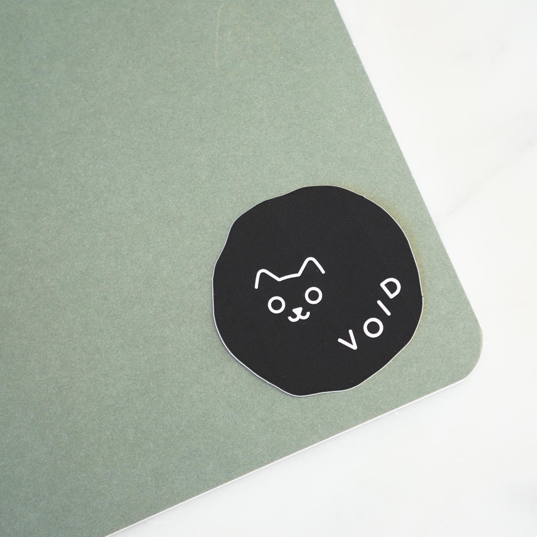 Void Cat Sticker // Black Cat / Die Cut Sticker - Etsy