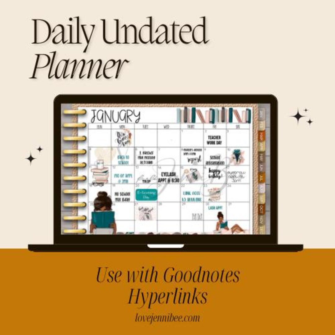 Organize My Life Digital Planner - Etsy