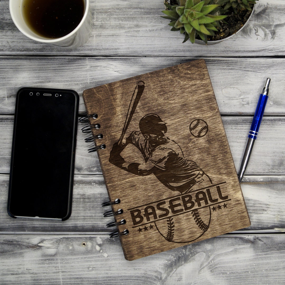 Custom Album Baseball Print Engraved Planner Baseball Gift Ecofriendly ...