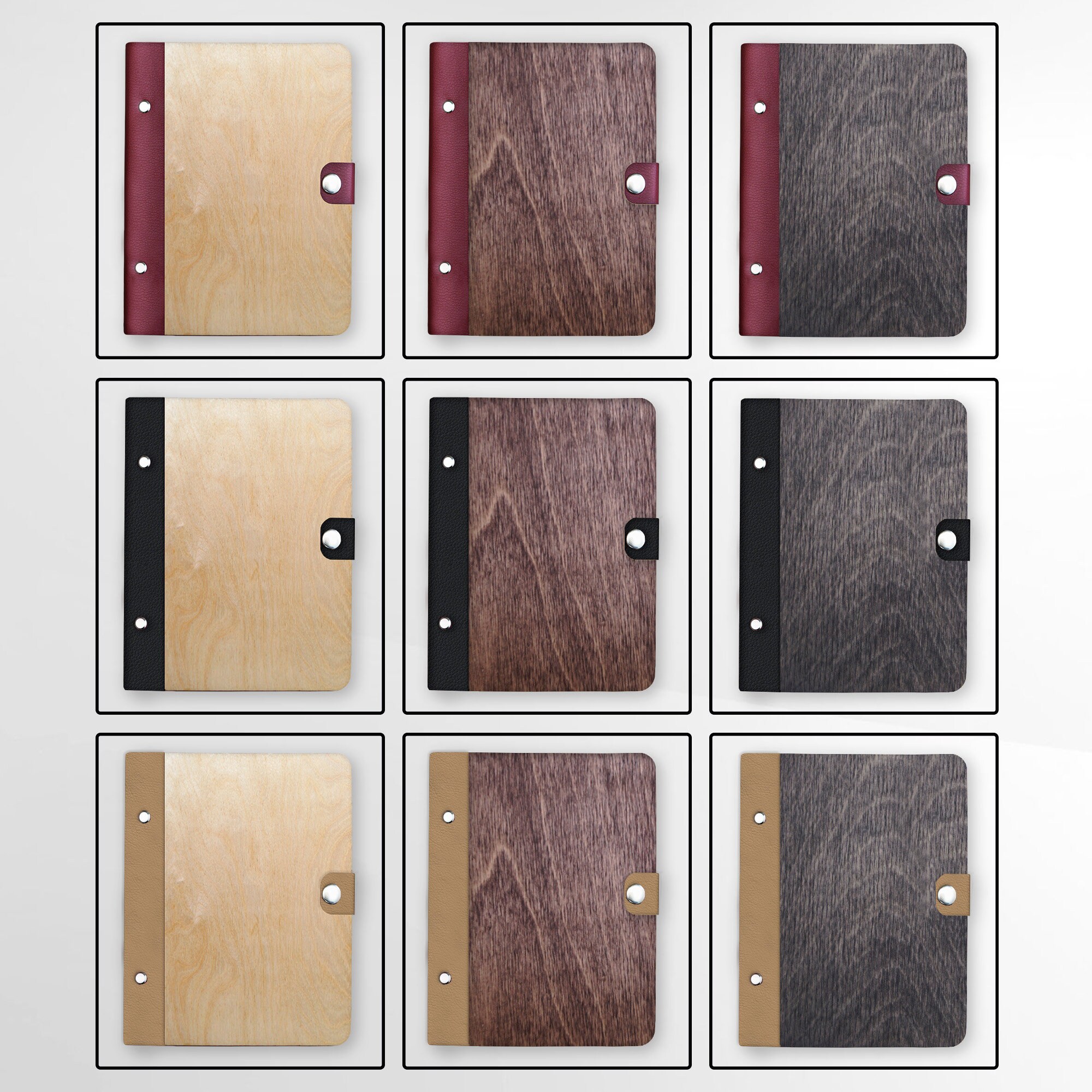 Eco Friendly Notebook Australia Map Ornament Wooden Journal - Etsy