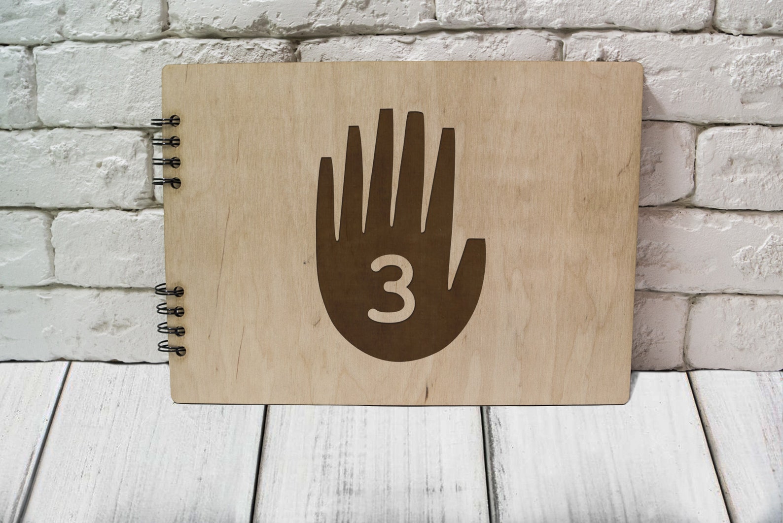 Gravity Falls Handmade Wooden Notebook Fan-made Journal 3 | Etsy