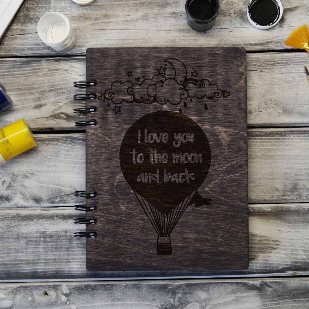 Binder Scrapbook Hot Air Balloon Spiral Notebook Aerostatic Balloon ...