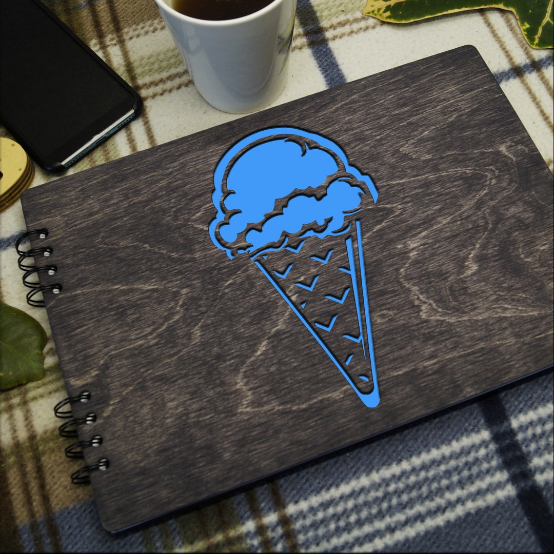 Eco-friendly Album Ice Cream Personal Planner Lined Notepad Binder ...