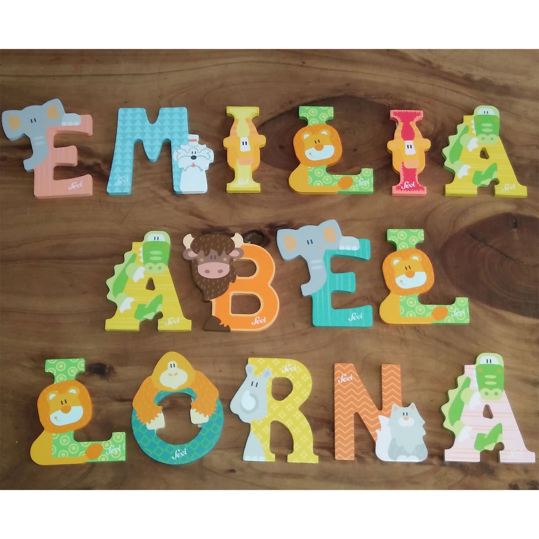 Decorative Wooden Door or Wall Letters - Etsy