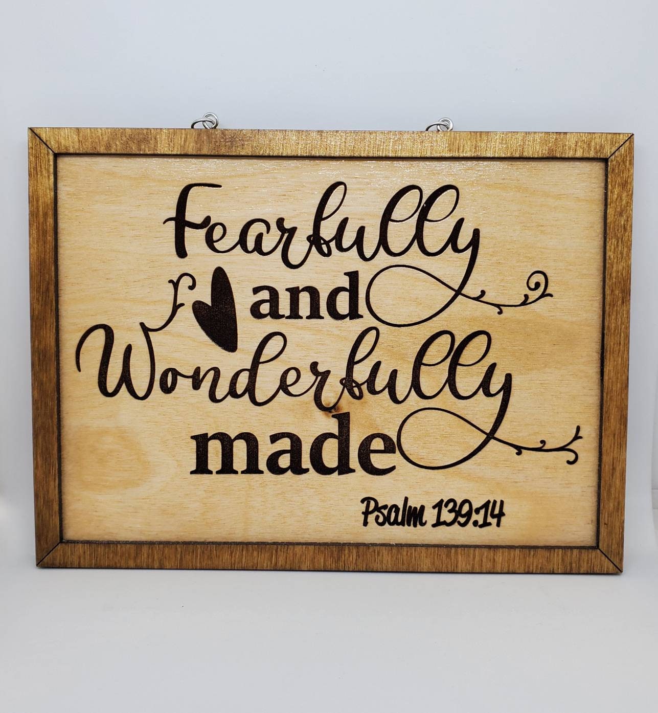 Fearfully & Wonderfully Made Psalm 139:4 | Etsy