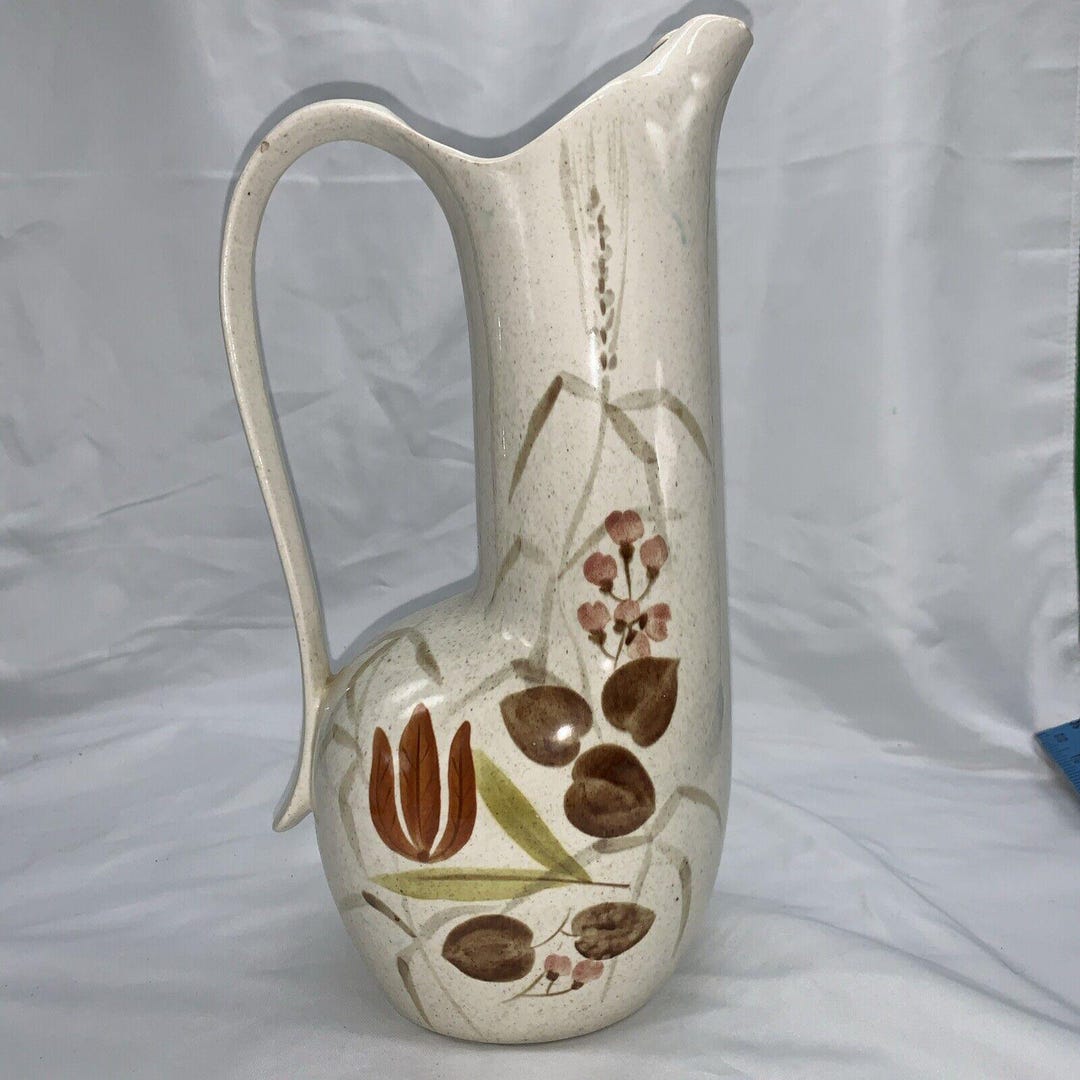 Vintage Red Wing Random Harvest Stoneware Beverage Pitcher / Server ...