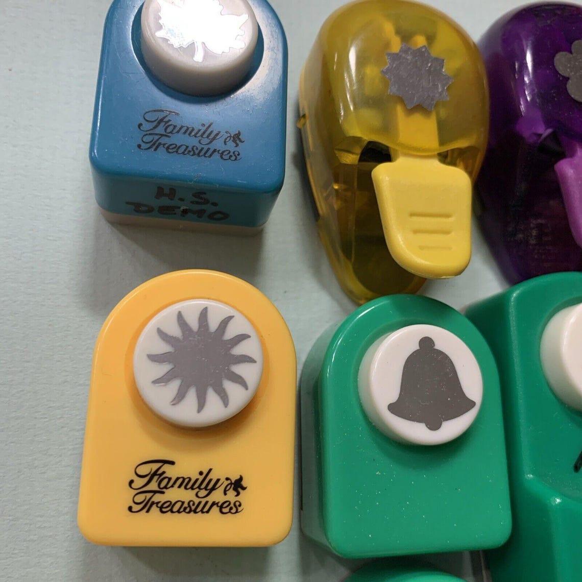 Lot of 14 Scrapbooking Paper Punches Heart Flower House Tree Bell Star ...
