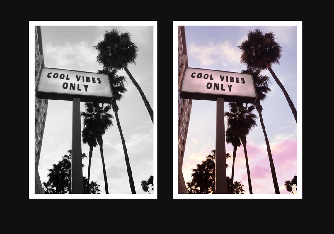 Cool Vibes Only Print Photographic Print Wall Gallery | Etsy