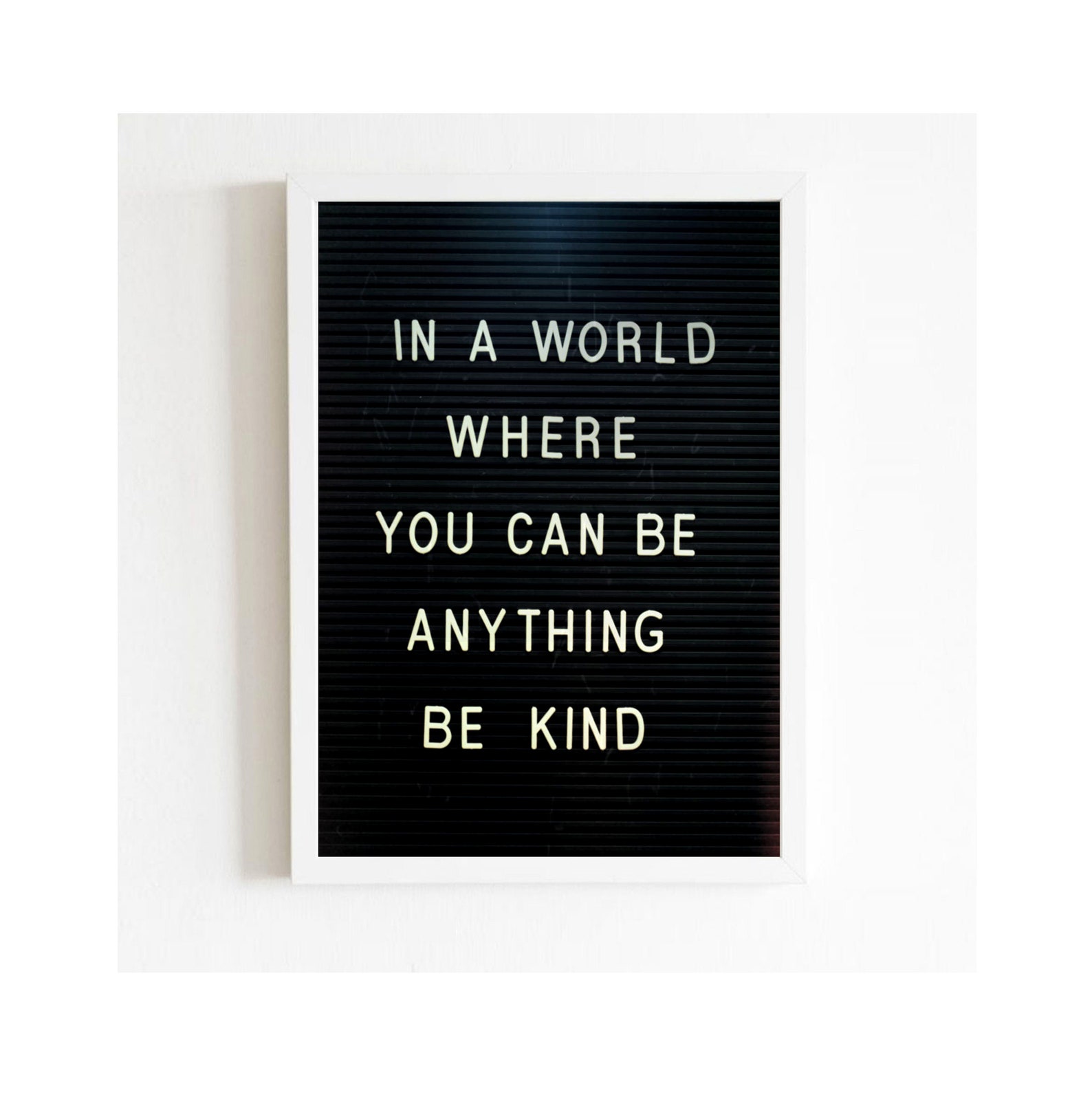 BE KIND Print Typographic Print Pegboard Print Home Decor | Etsy