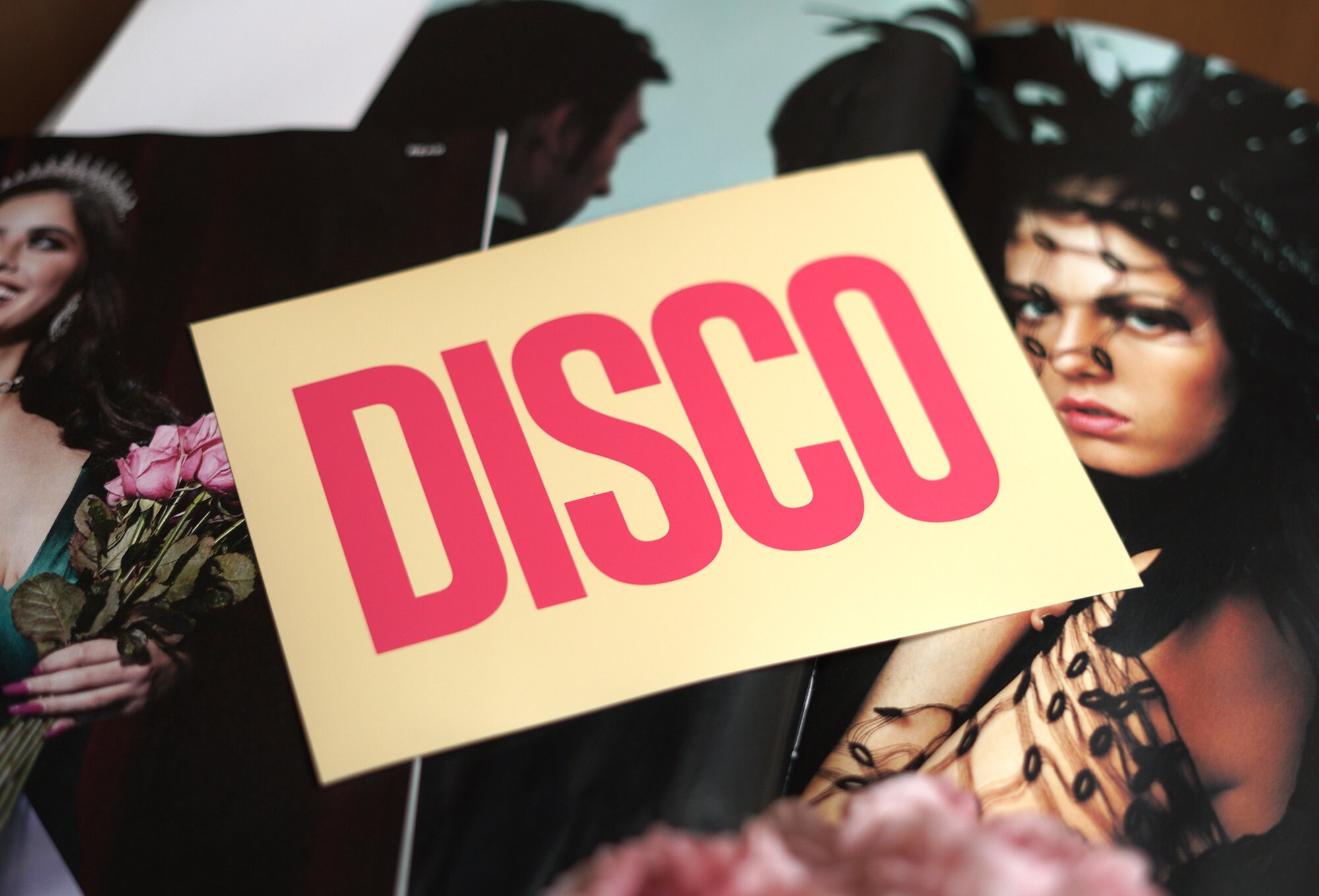 Disco Typography Print, Kitchen Wall Art - Etsy UK