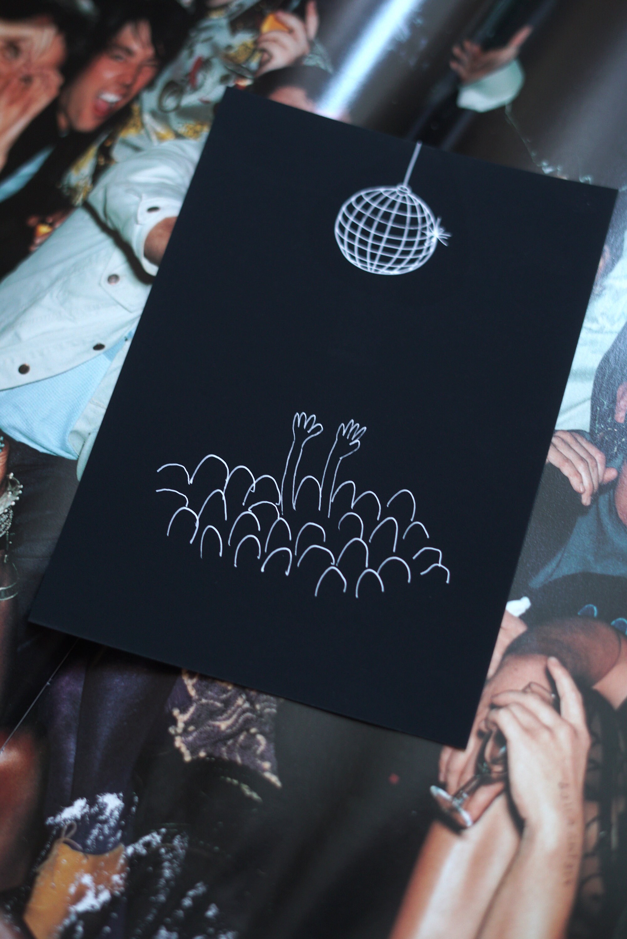 DISCO Print, Disco Ball, Hand Drawn Design, Funny Print, Quirky Print ...