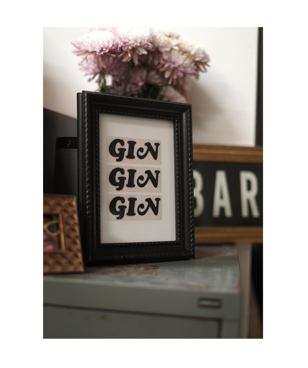 GIN GIN GIN Print Cocktail Print Bar Sign Kitchen Print - Etsy.de