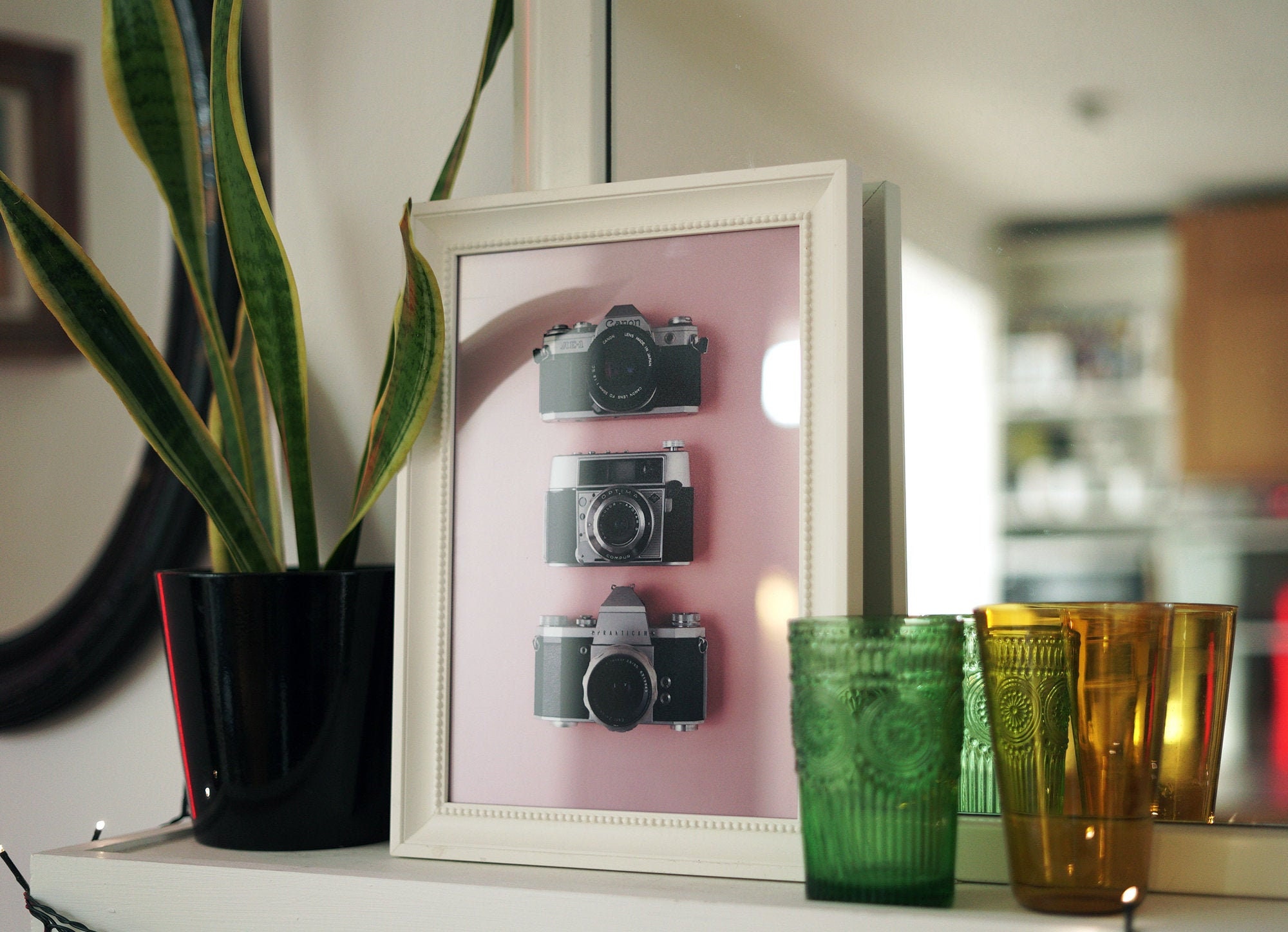 Vintage Camera Prints Film Camera print Retro Camera Framed - Etsy.de