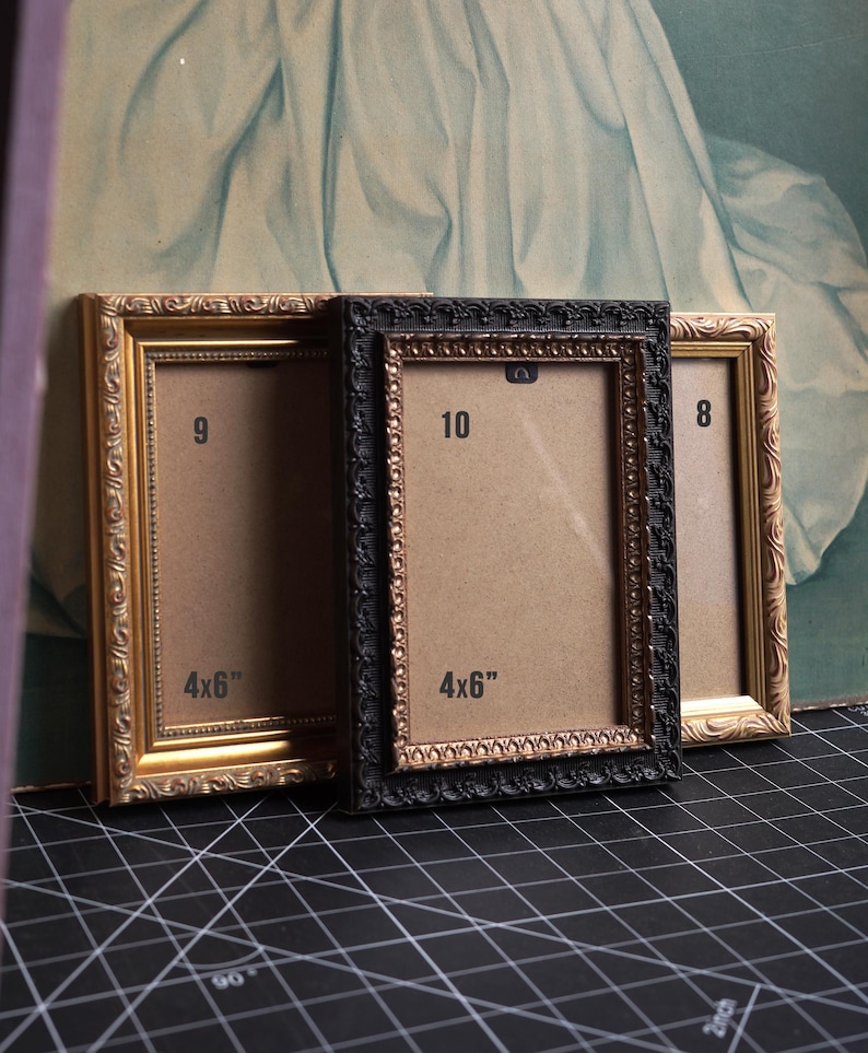 PICTURE FRAMES, Preloved Frames, Gold Frames, Black Photo Frames ...