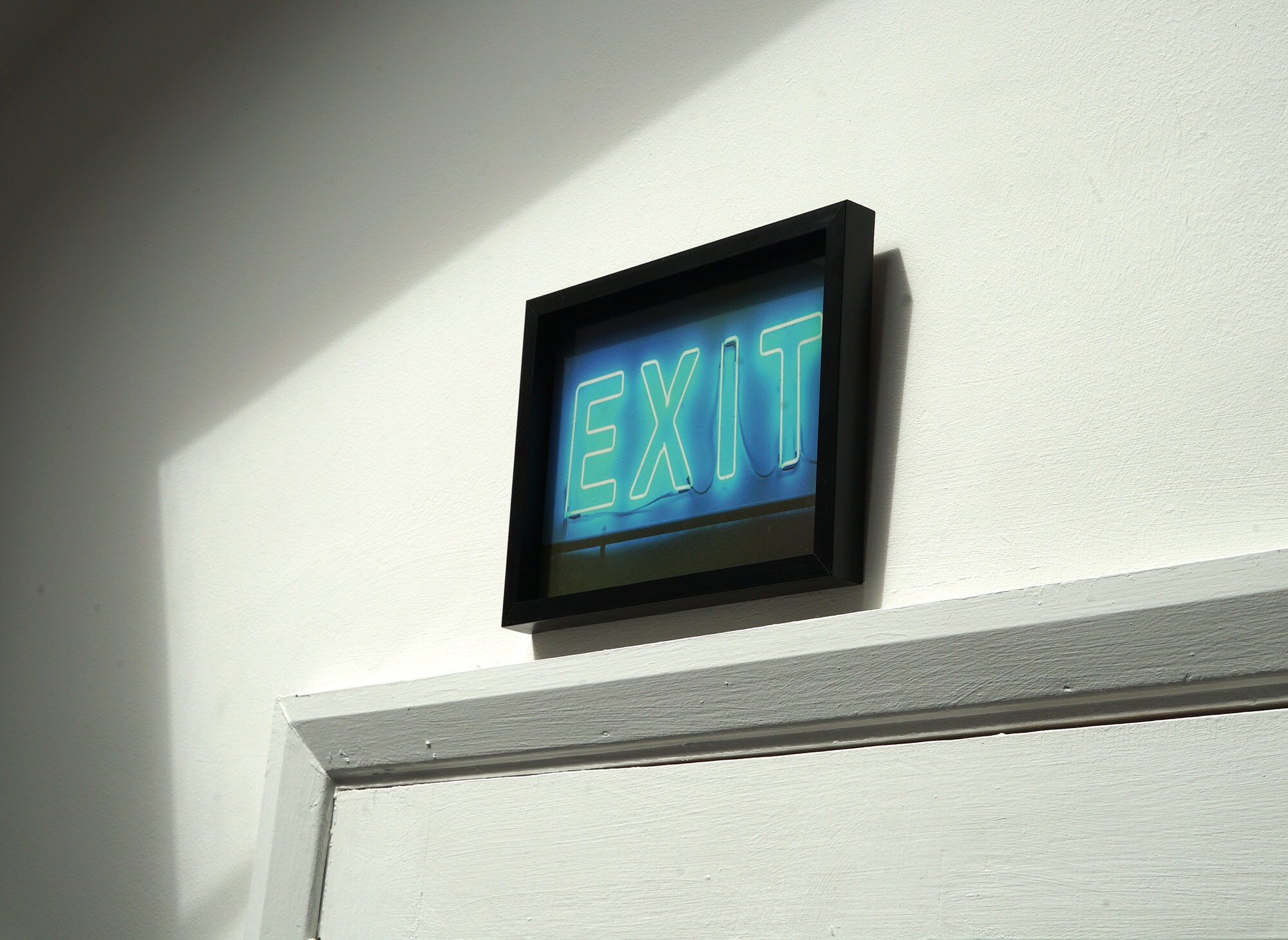 Neon Sign, EXIT SIGN Print, EXIT Sign, Framed or Unframed, Neon, Neon ...
