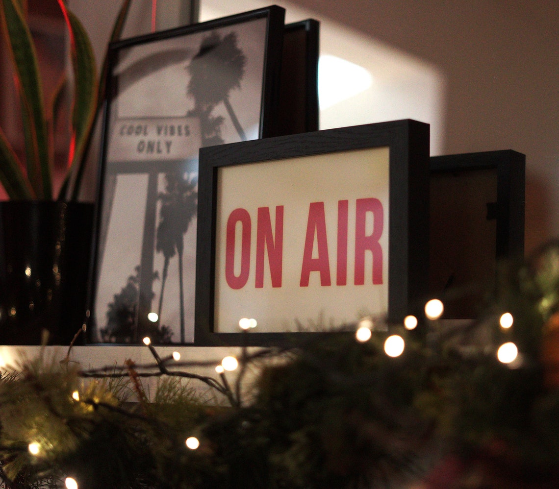 Recording studio sign for the home or workspace vintage | Etsy