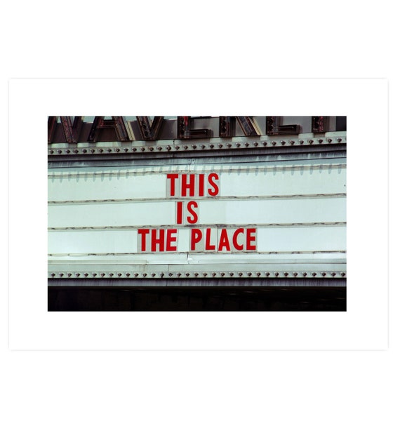 Old Cinema Sign Vintage Sign Wall Gallery Cool Print | Etsy UK