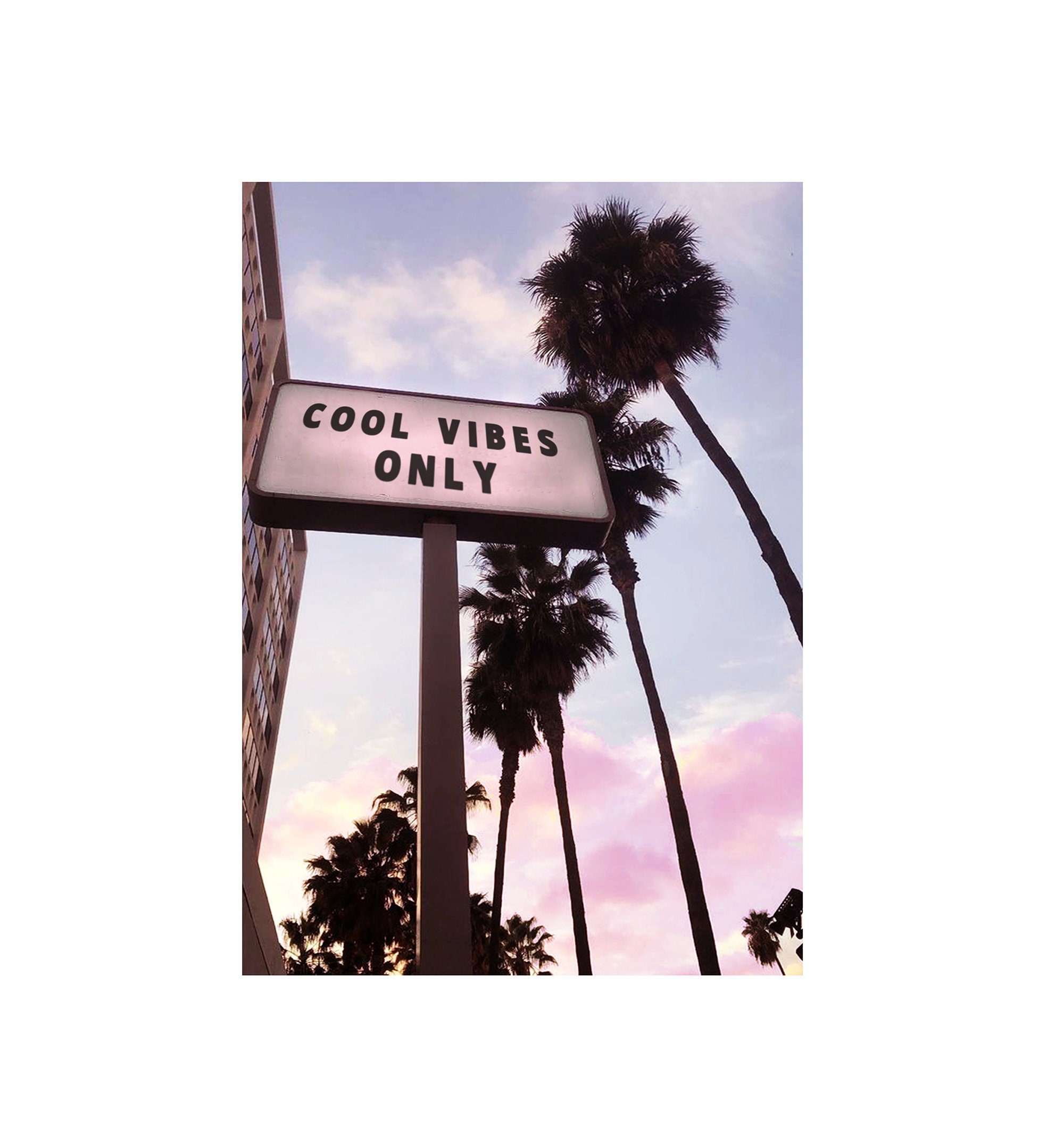 Cool Vibes Only Print Photographic Print Wall Gallery | Etsy