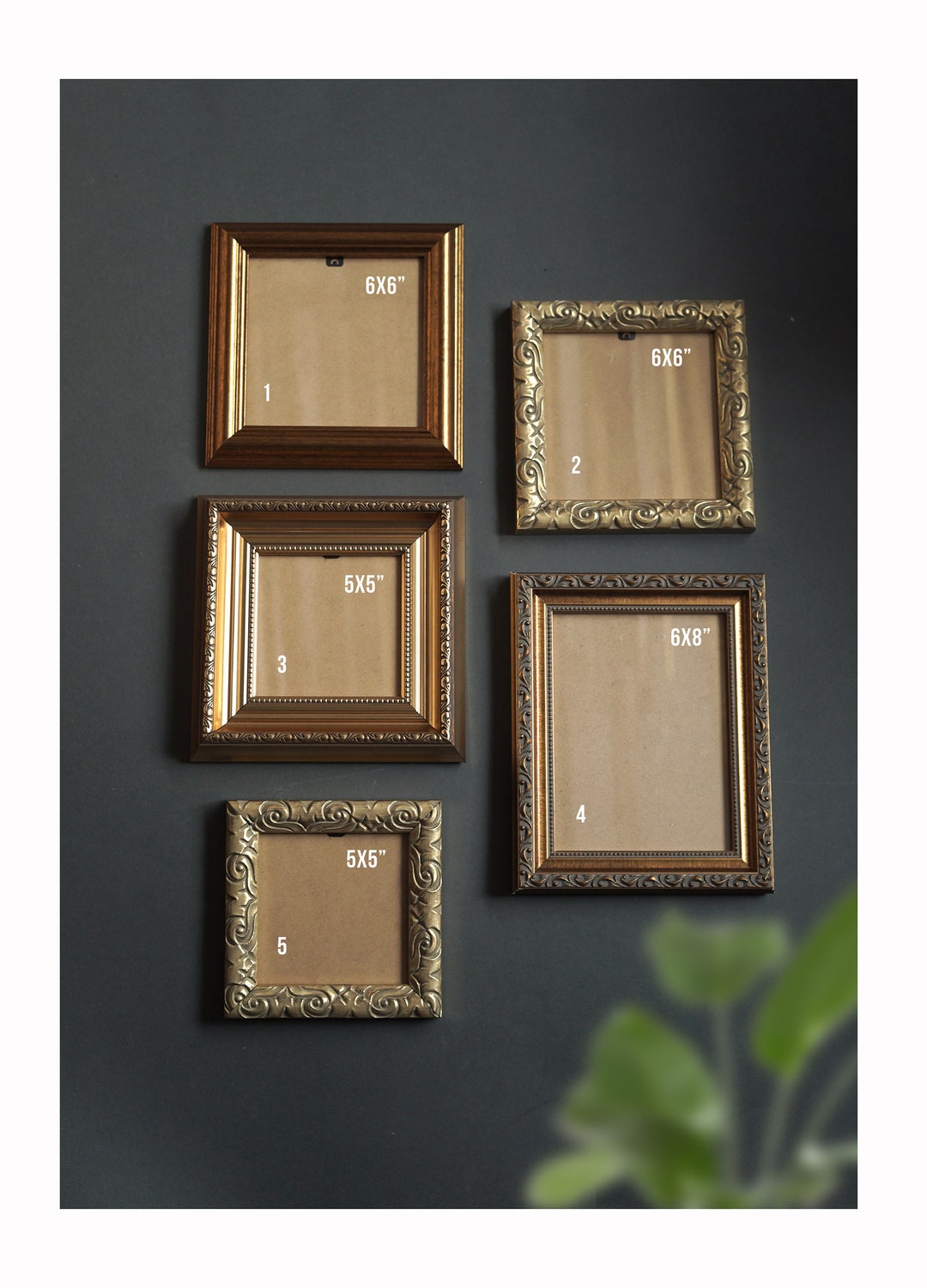 PICTURE FRAMES, Preloved Frames, Gold Frames, Ornate Frames, Wall ...