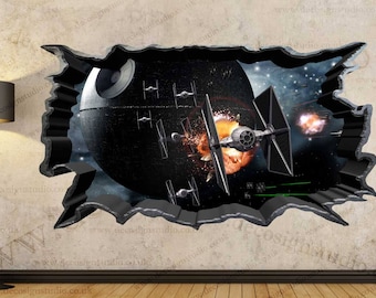 Death star mural | Etsy