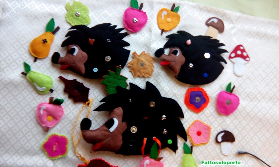 Family of Curly Tactile Sensory Didactic Game Multifunctional - Etsy