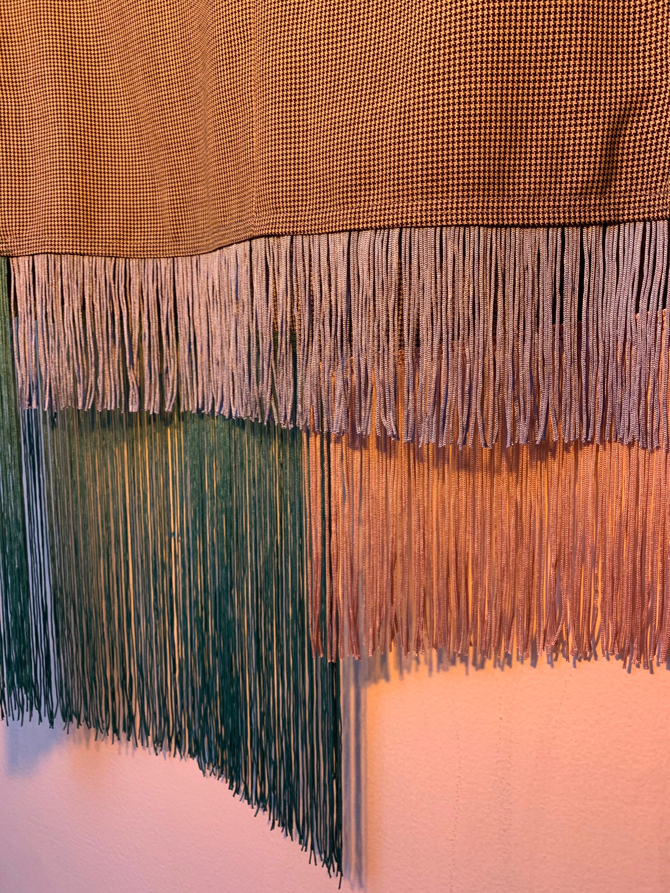 Upcycled Piano Fringe Mens Blazer | Etsy