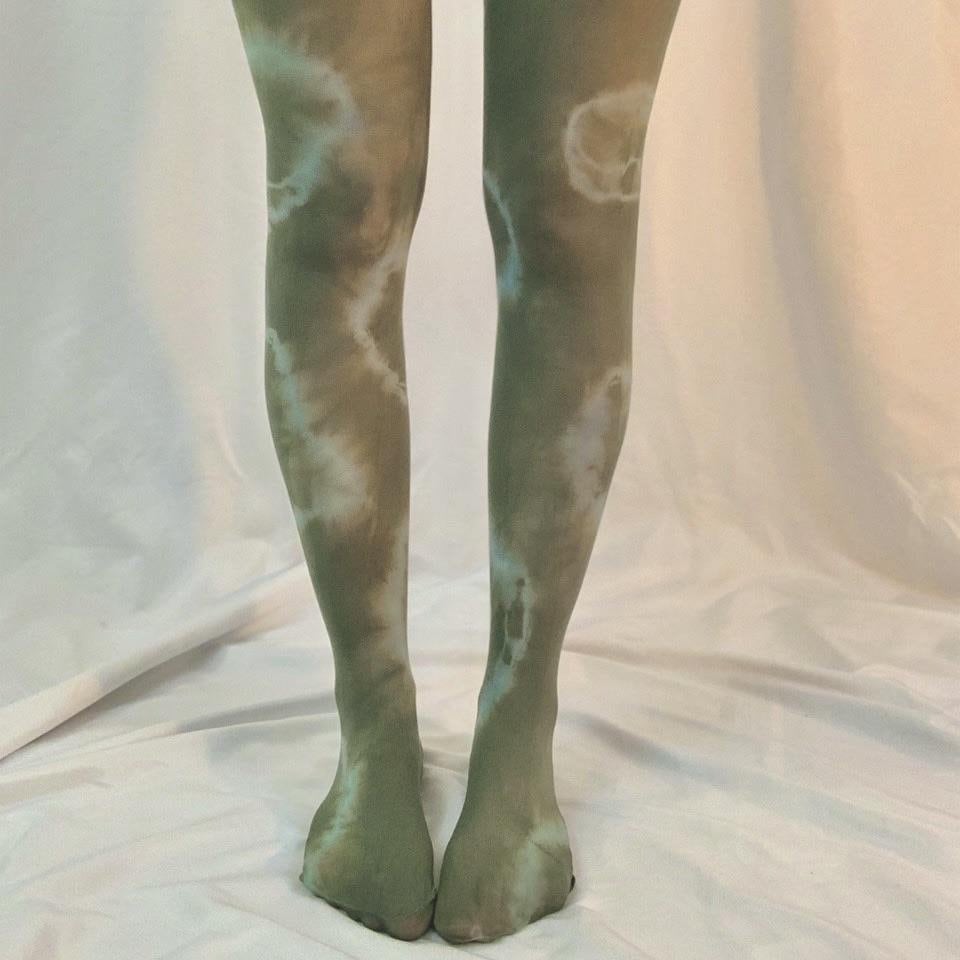 Tie Dye Tights Sustainable Tights Hand Dyed Tights Colorful - Etsy