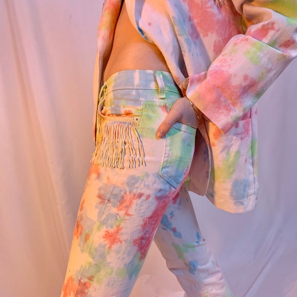 Tie Dye Jeans - Etsy