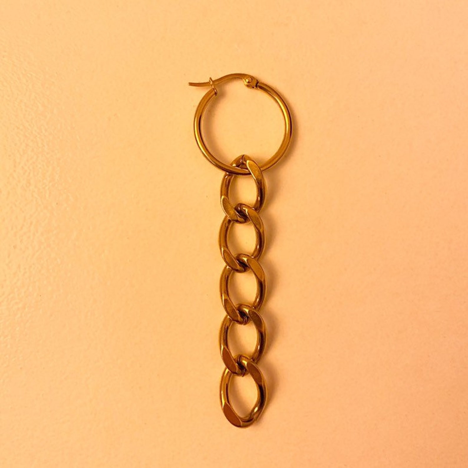 Single Baby Chain Earring - Etsy