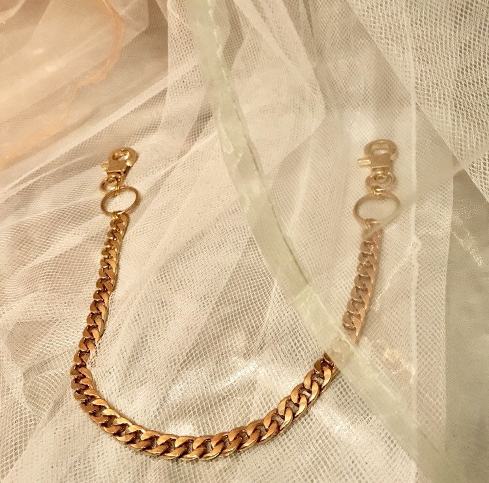 Simple chunky clip chain | Etsy