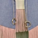 Handmade Lilac Chambray Fringe Detachable Collar With Silver Chain - Etsy