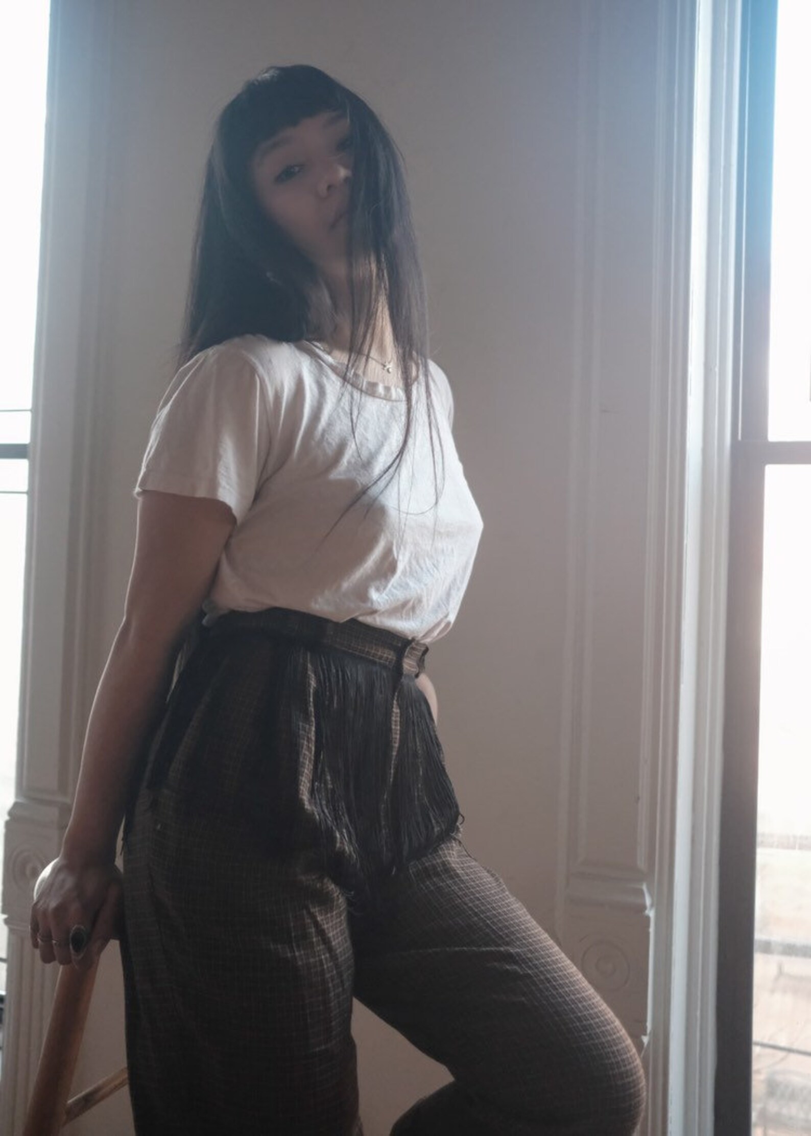 Plaid Piano Fringe Remade Pants - Etsy