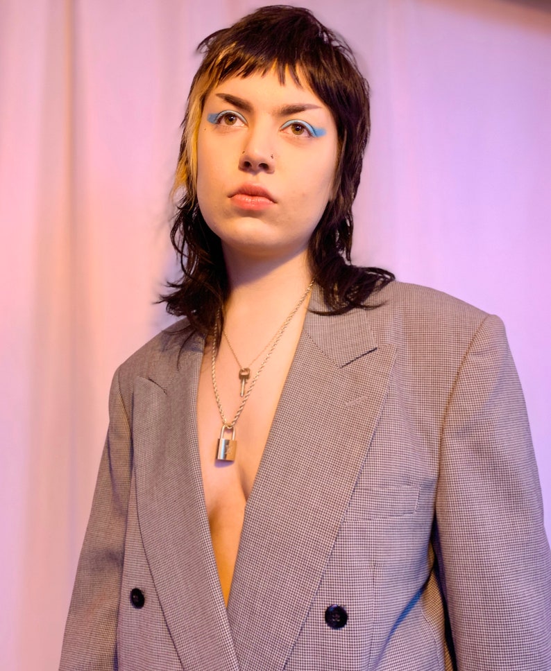 Upcycled Piano Fringe Mens Blazer | Etsy