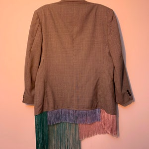 Upcycled Piano Fringe Men’s Blazer - Etsy